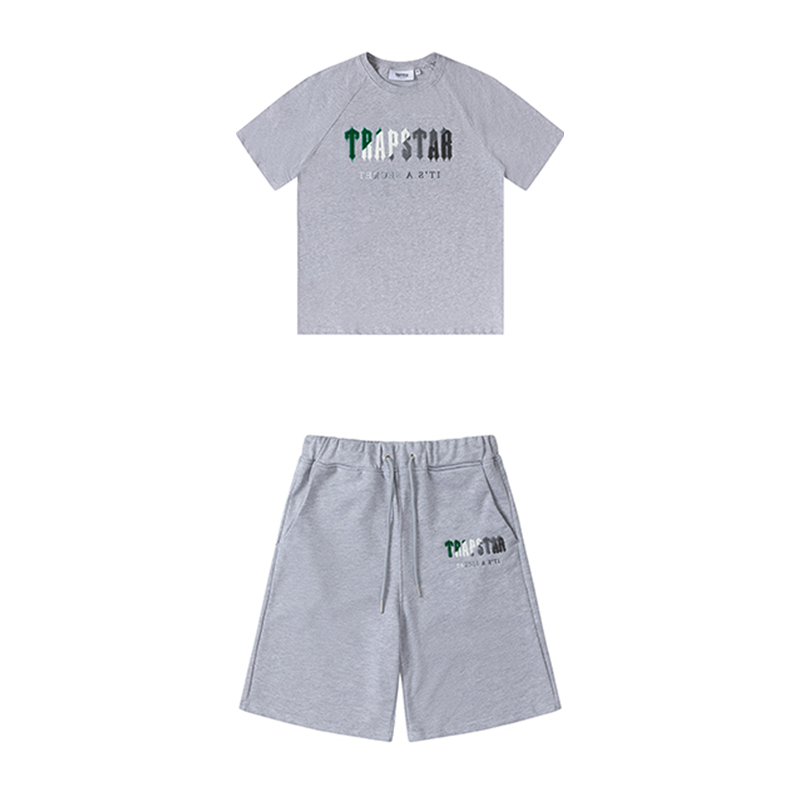 Trapstar Short Set Gray - Rainbow Sneakers