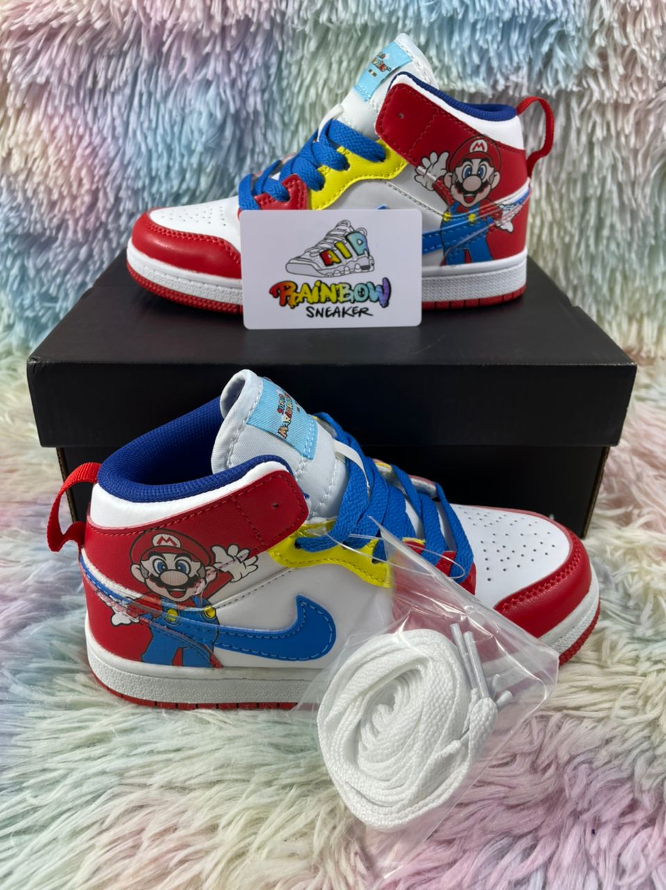 AIR JORDAN 1 Super Mario - Rainbow Sneakers
